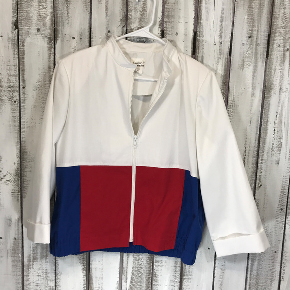Vintage | Jackets & Coats | Vintage Retro 7s Red White Blue Ilgw Union ...